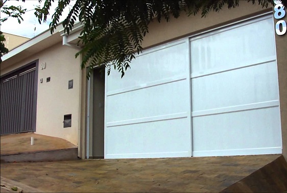 Portões modernos de alumínio - Decorando Casas