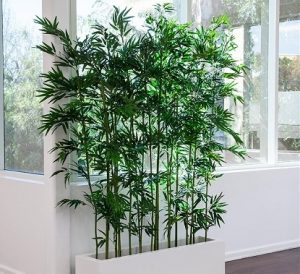 Bambu artificial para decoração - Decorando Casas